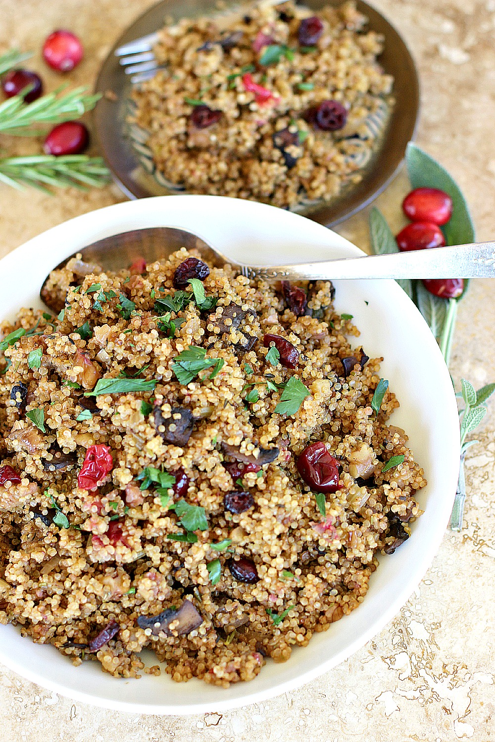 Holiday Quinoa Side Dish - Vegelicious Kitchen