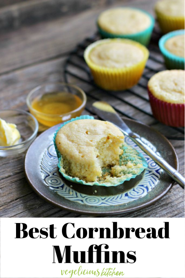 Best Cornbread Muffins - Vegelicious Kitchen